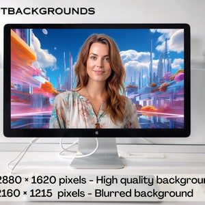 Metaverse Virtual Background, Zoom Meetings, Zoom Backdrop, Gamers ...