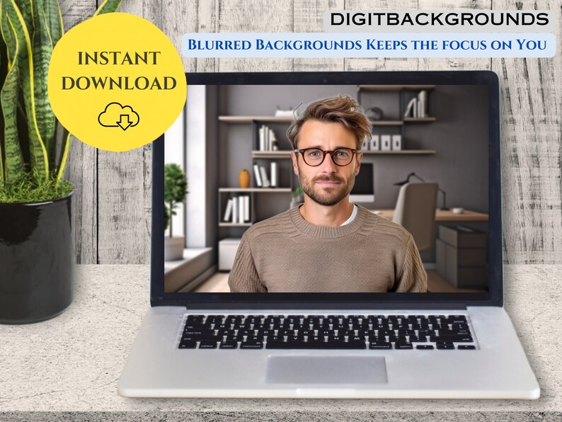 Gray Study Room Background, Zoom Meetings, Home Office, Blurred Zoom ...