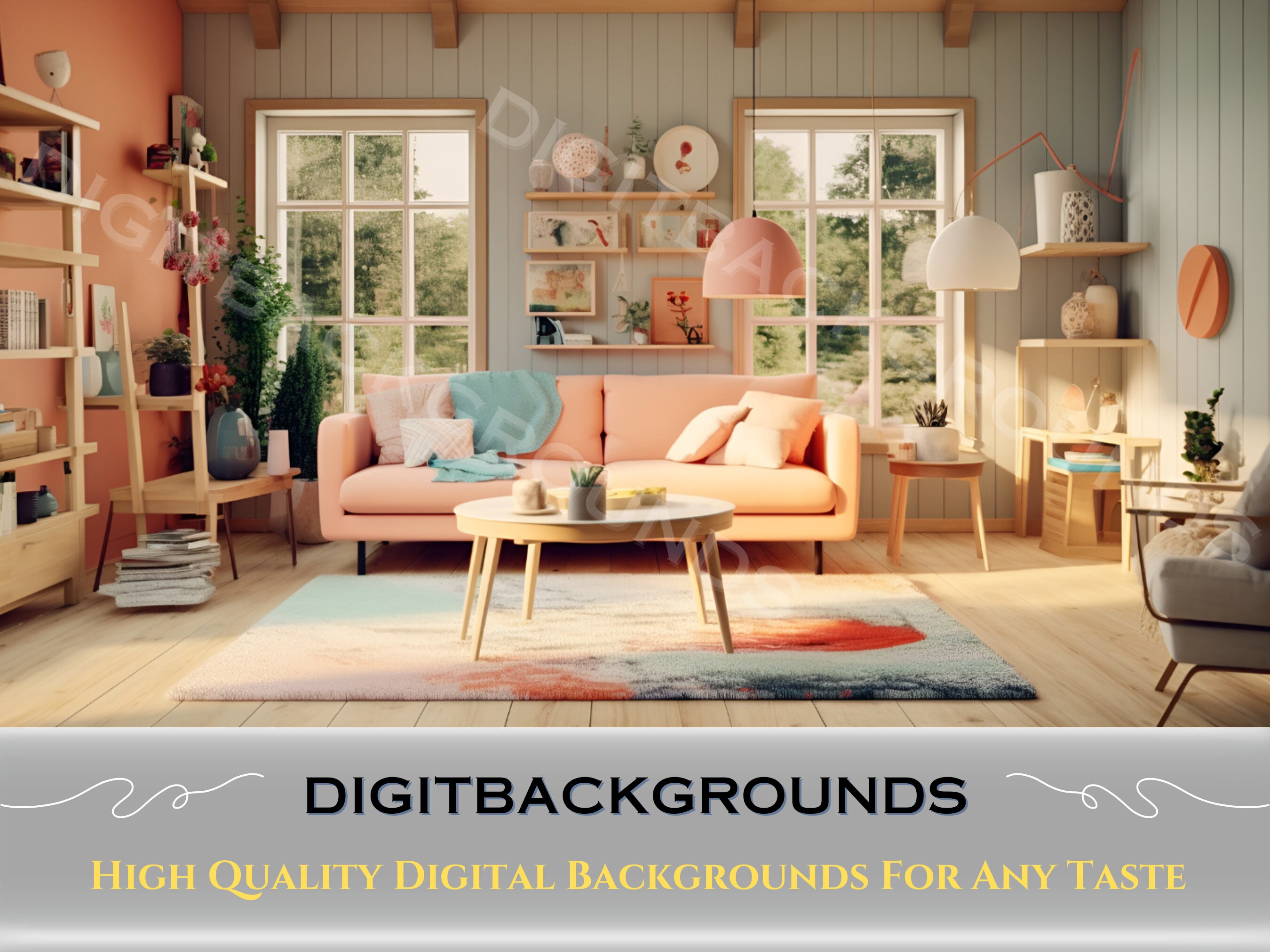 Zoom Virtual Backgrounds Digital Background Green Screen - Etsy Canada