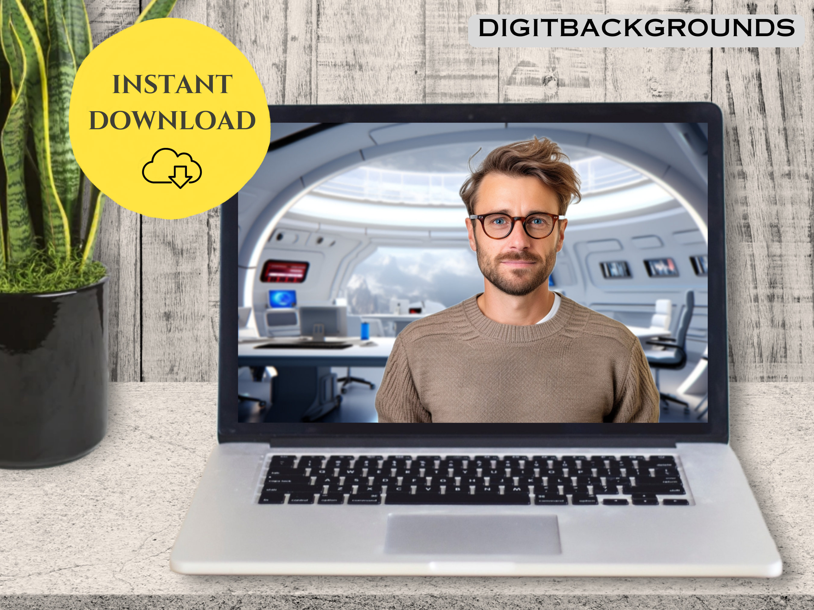 White Space Ship Background for Zoom Meetings Home Office, Zoom ...