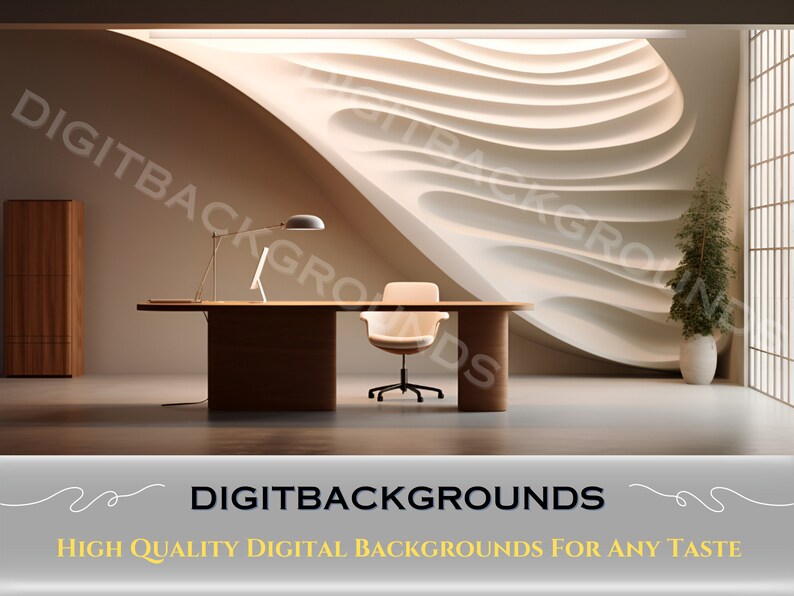 Minimalist Office Background, Zoom Meetings, Zoom Virtual Background ...
