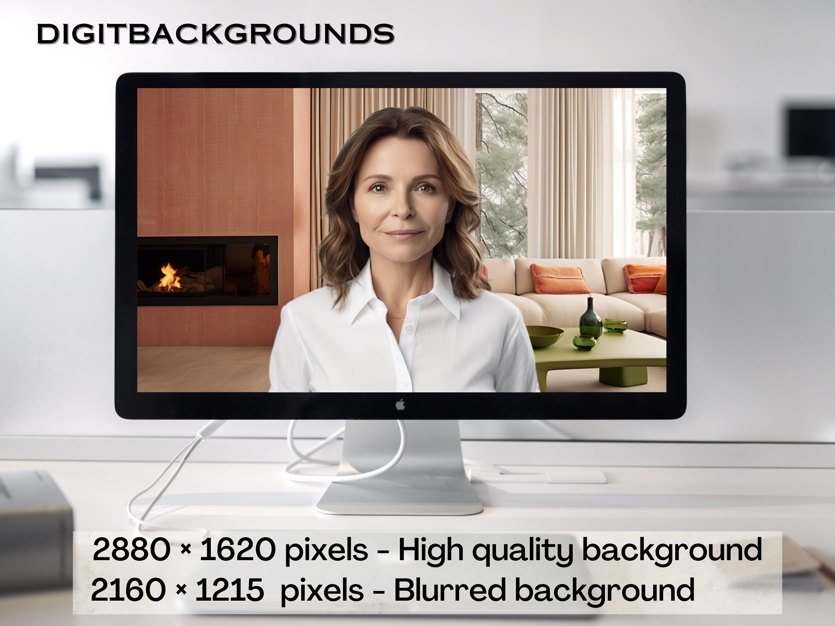 70's Interior Background, Zoom Meeting, Zoom Virtual Backgrounds ...