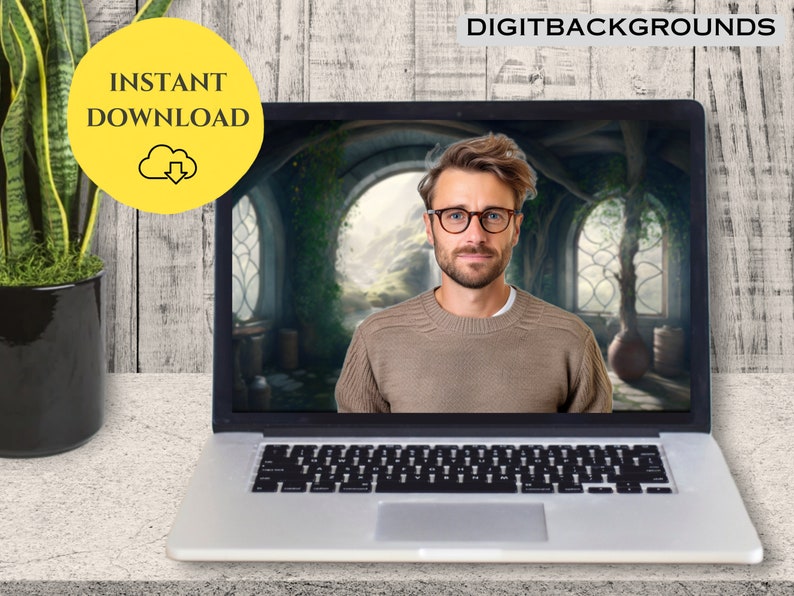 Fantasy Virtual Backgrounds Minimalistic Zoom Backdrop Home - Etsy