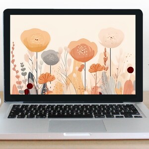 Floral Boho Desktop Background, Imac Wallpaper, Mac Desktop Wallpaper ...
