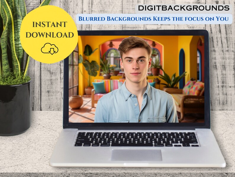 Mexican Villa Background, Zoom Meeting, Zoom Virtual Backgrounds ...