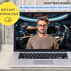 Space Ship Background, Zoom Meeting, Zoom Virtual Background, Spaceship ...