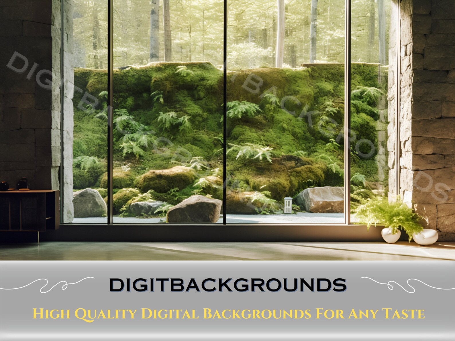 Forest Window Background Zoom Meetings Zoom Virtual Background ...
