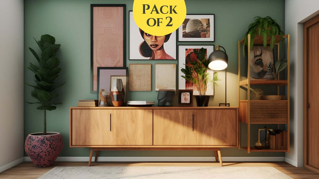 Interior Virtual Backgrounds Minimalistic Zoom Backdrop Home Office ...