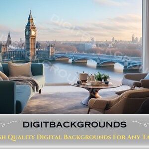 London City View Background, Zoom Meeting, Home Office Zoom Backdrop ...