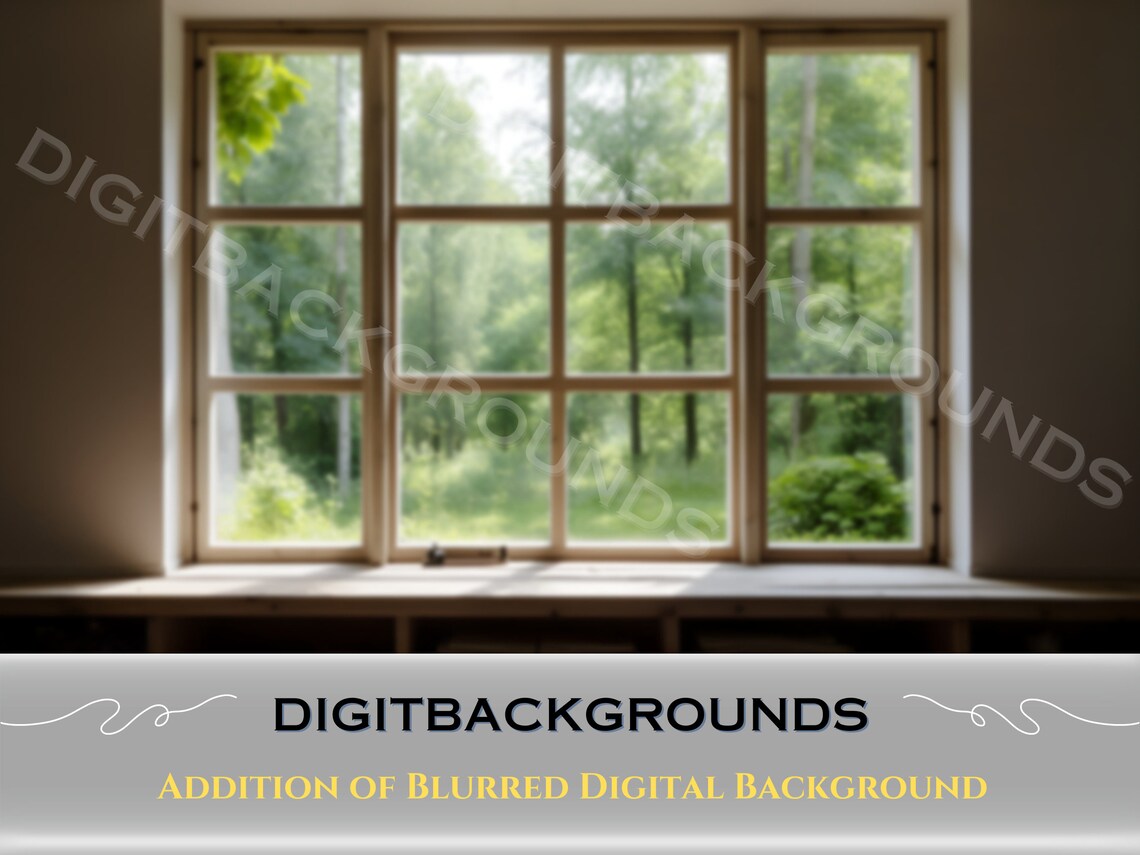 Forest Window Background Zoom Meetings Zoom Virtual Background - Etsy