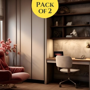 Working Area Study Room Background, Zoom Meetings, Home Office, Blurred ...