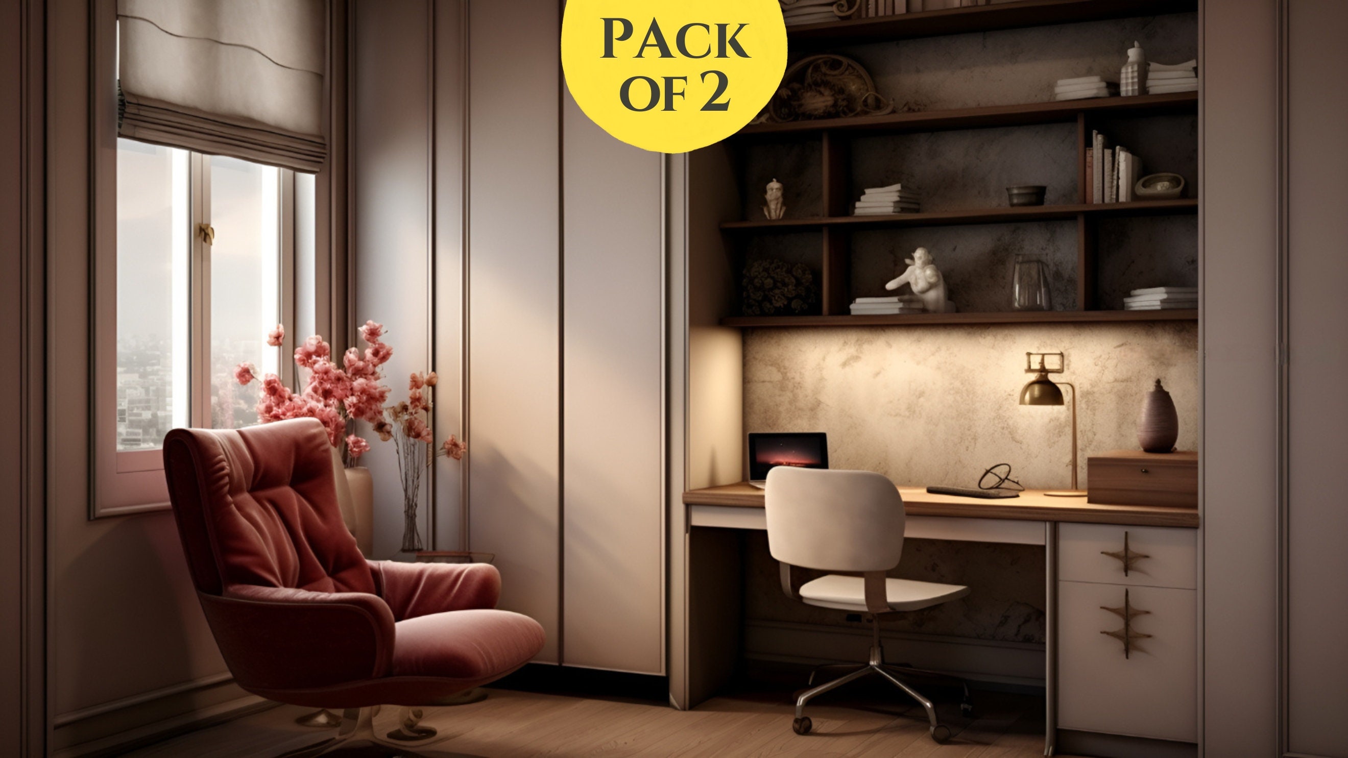 Working Area Study Room Background, Zoom Meetings, Home Office, Blurred ...