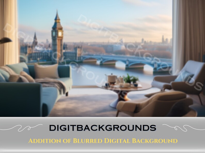 London City View Background, Zoom Meeting, Home Office Zoom Backdrop ...