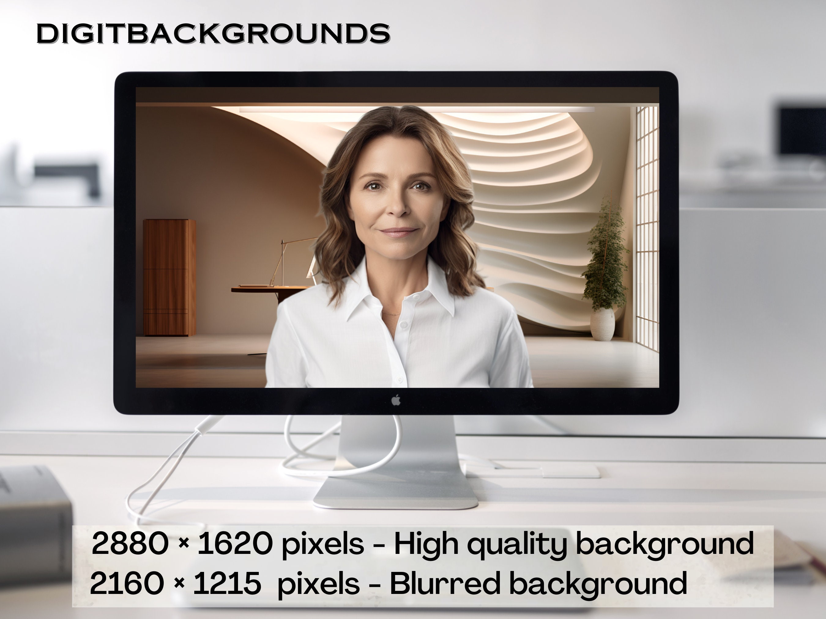 Minimalist Office Background, Zoom Meetings, Zoom Virtual Background ...