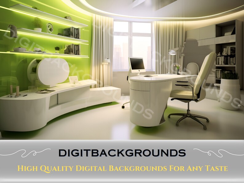 Study Virtual Backgrounds Minimalistic Zoom Backdrop Home Office Backdrop Virtual Meeting ...
