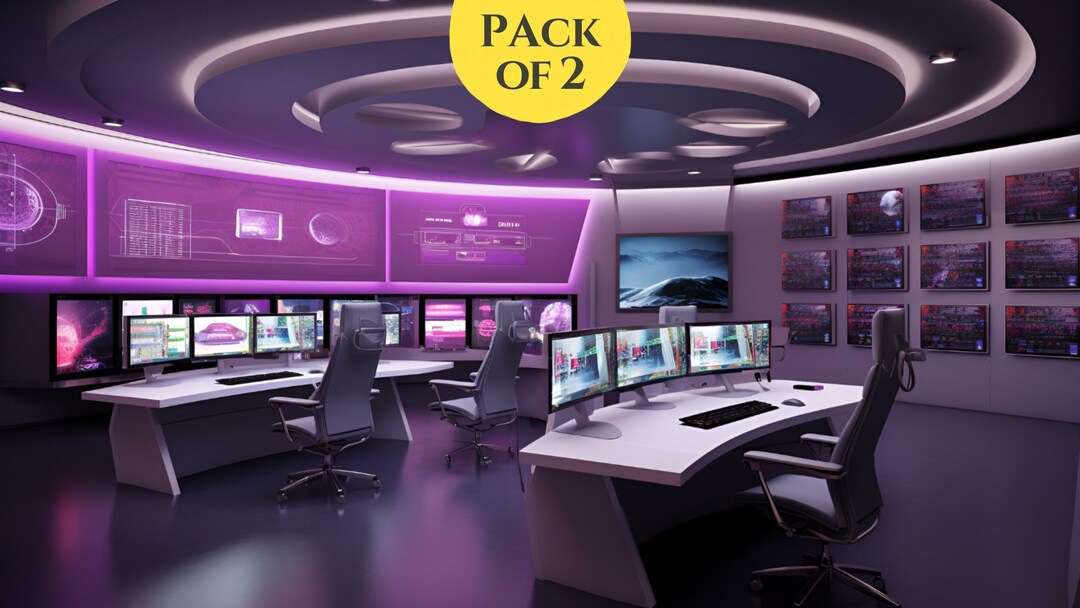 Futuristic Office Background for Zoom Meetings Metaverse Zoom Backdrop ...