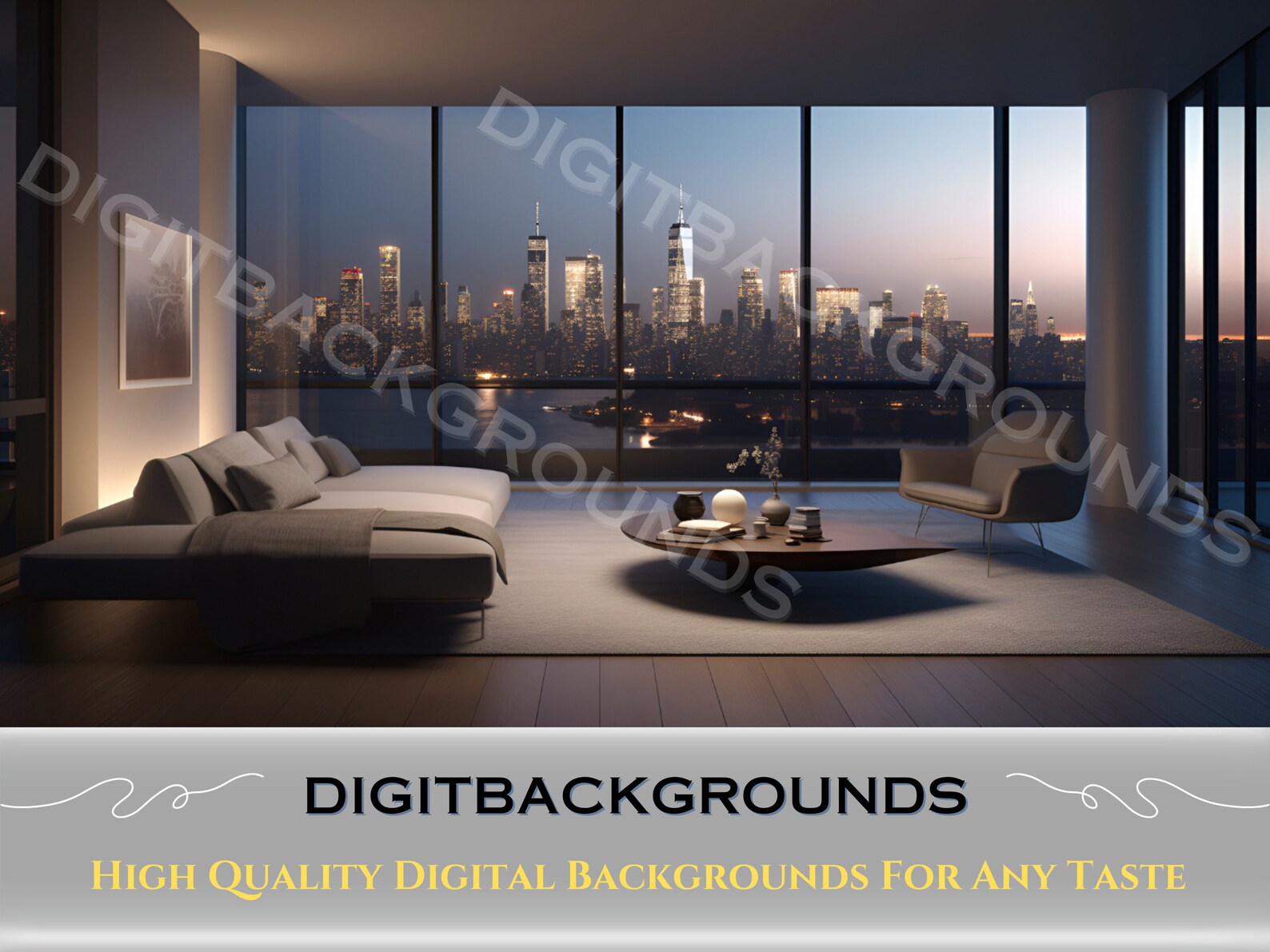 NY City View Virtual Background Zoom Meetings Interior Zoom - Etsy