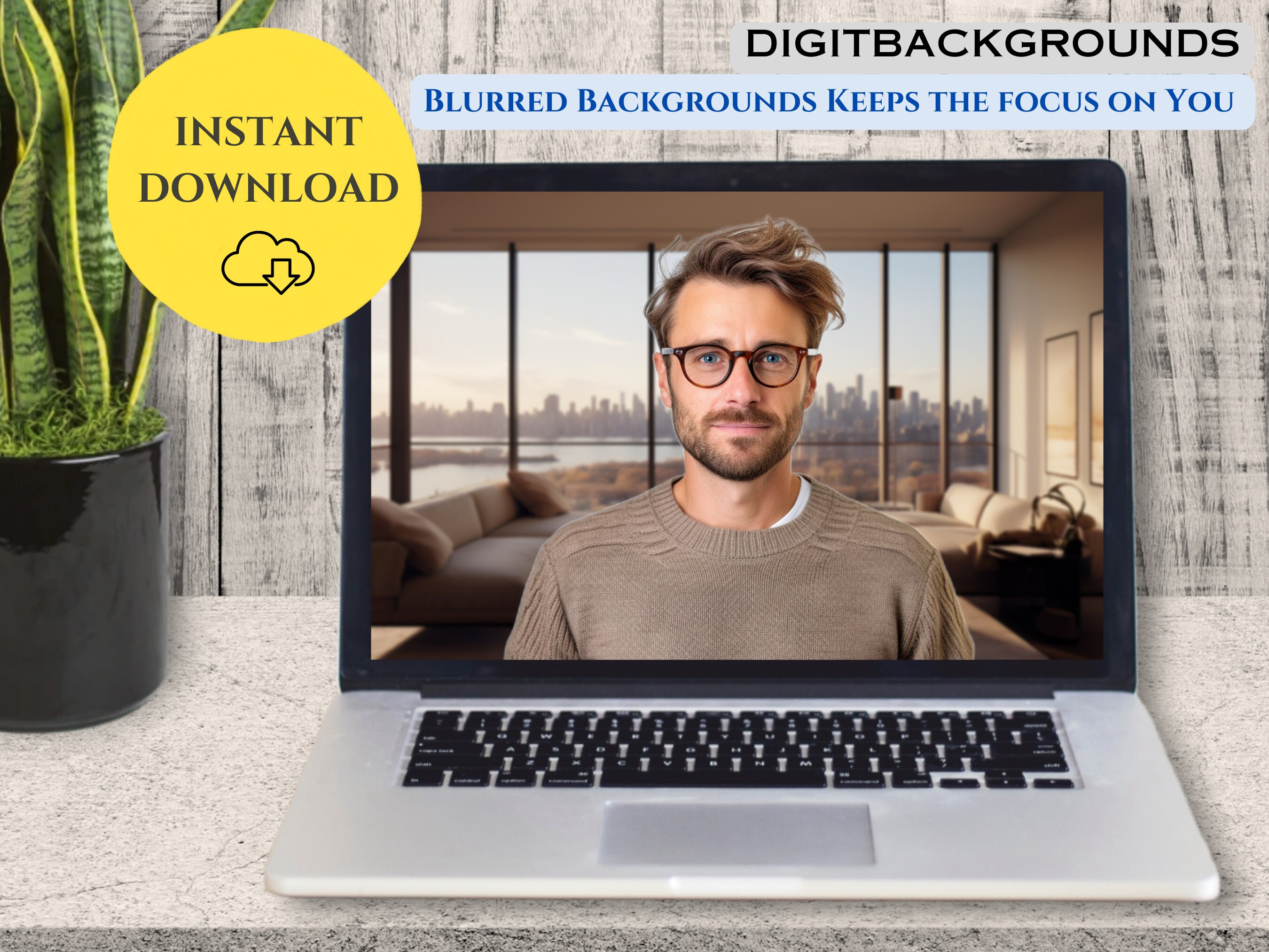 NY City View Virtual Background Zoom Meetings Interior Zoom - Etsy