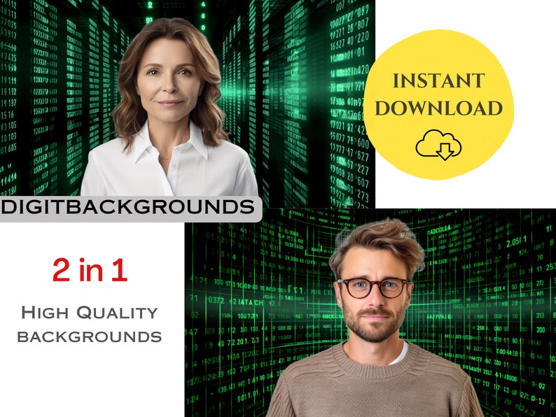 2 Matrix Backgrounds, Zoom Meetings, Metaverse Zoom Backdrop, Gamers ...