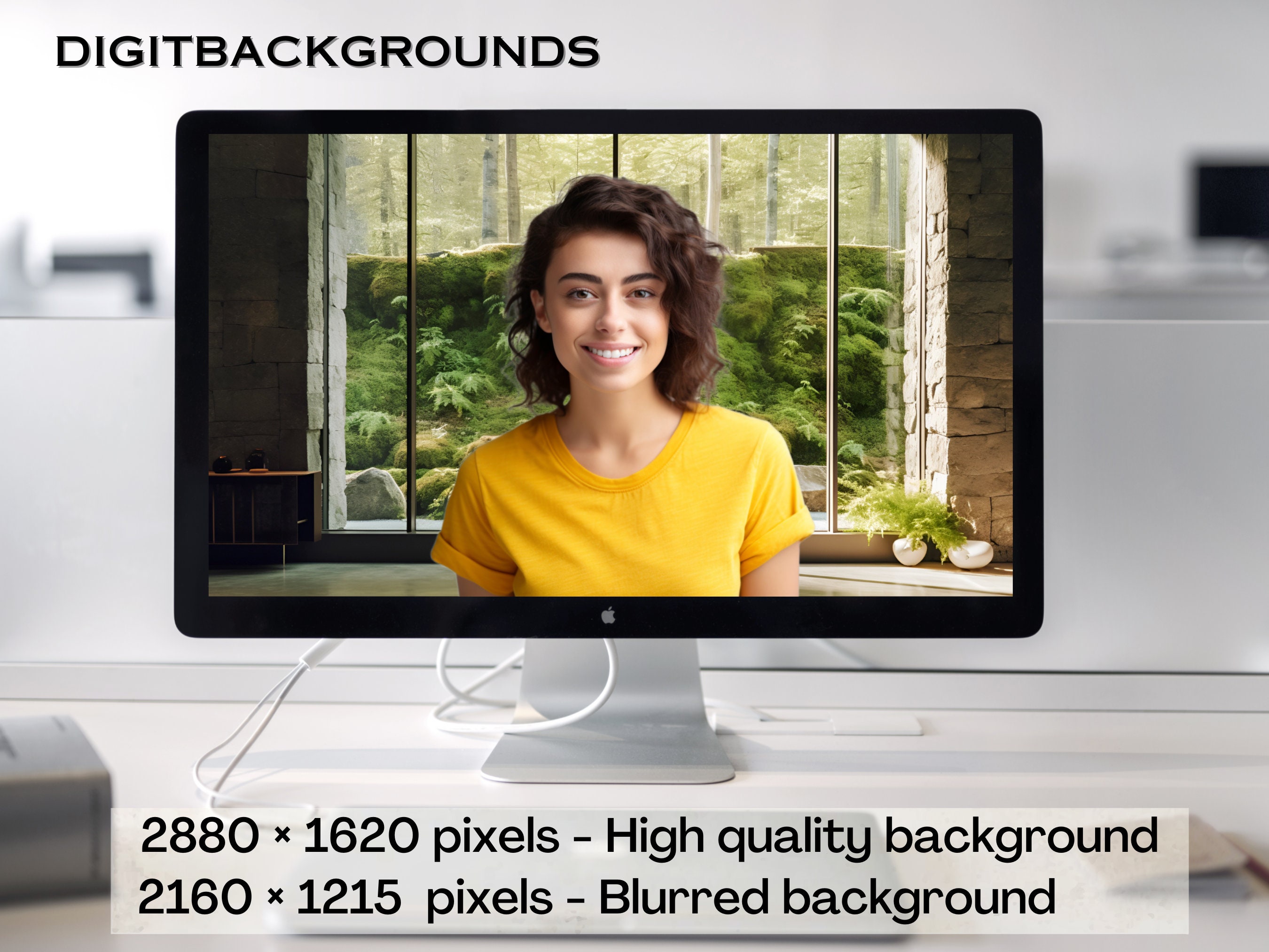 Forest Window Background Zoom Meetings Zoom Virtual Background ...