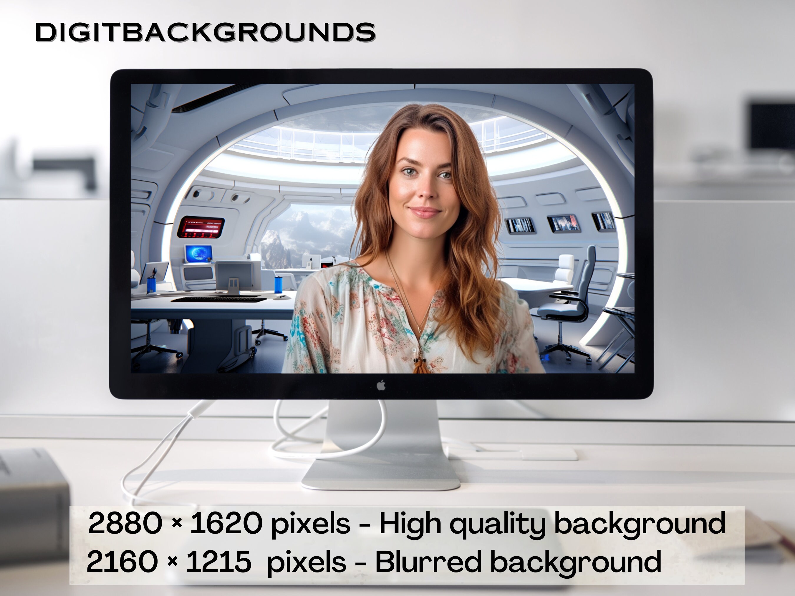 White Space Ship Background for Zoom Meetings Home Office, Zoom ...