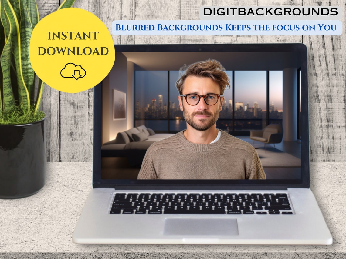 NY City View Virtual Background Zoom Meetings Interior Zoom - Etsy