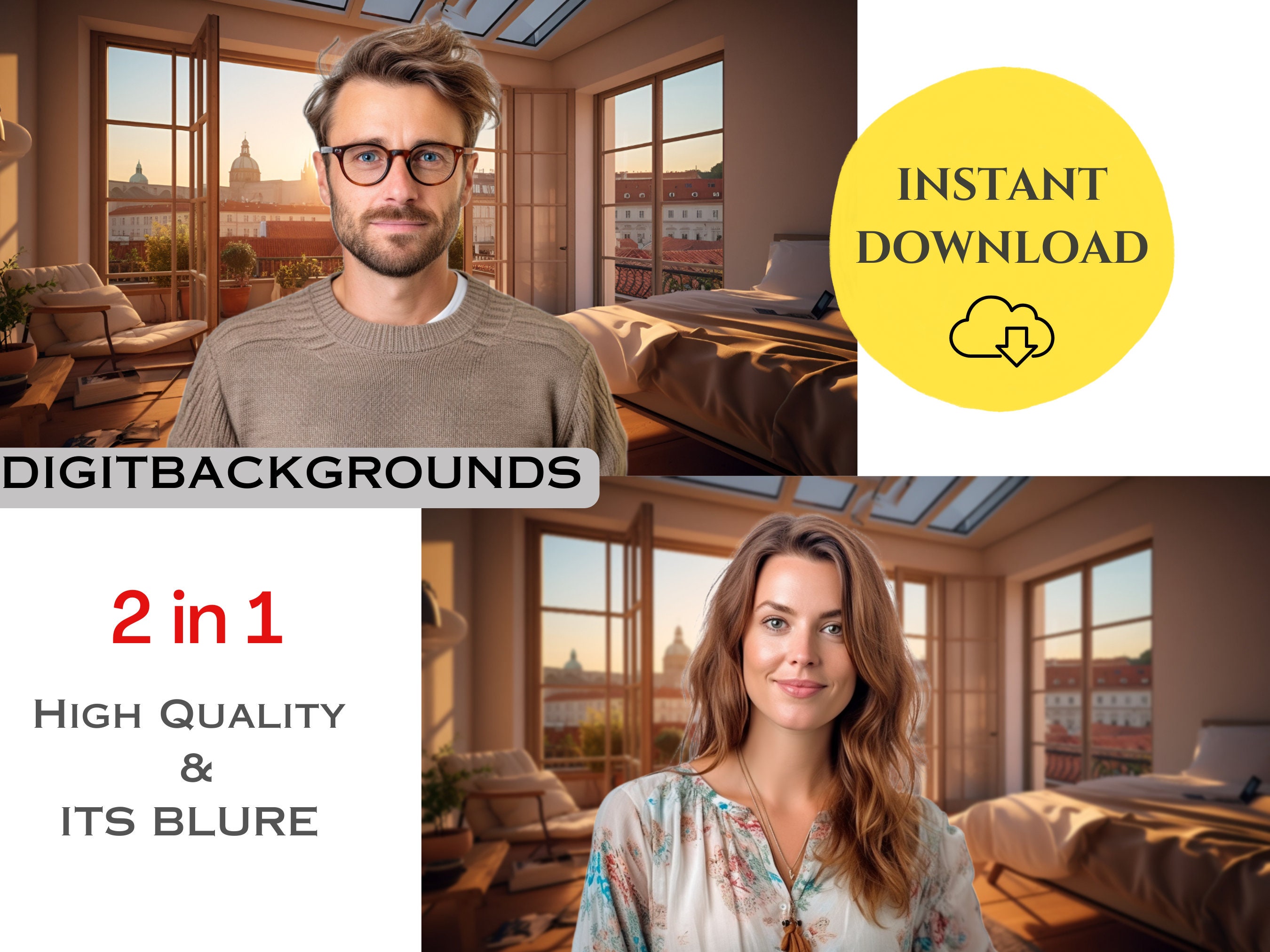 Interior Virtual Backgrounds Minimalistic Zoom Backdrop Home Office ...