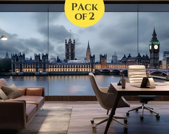 London City View Background, Zoom Meeting, Home Office Zoom Backdrop ...