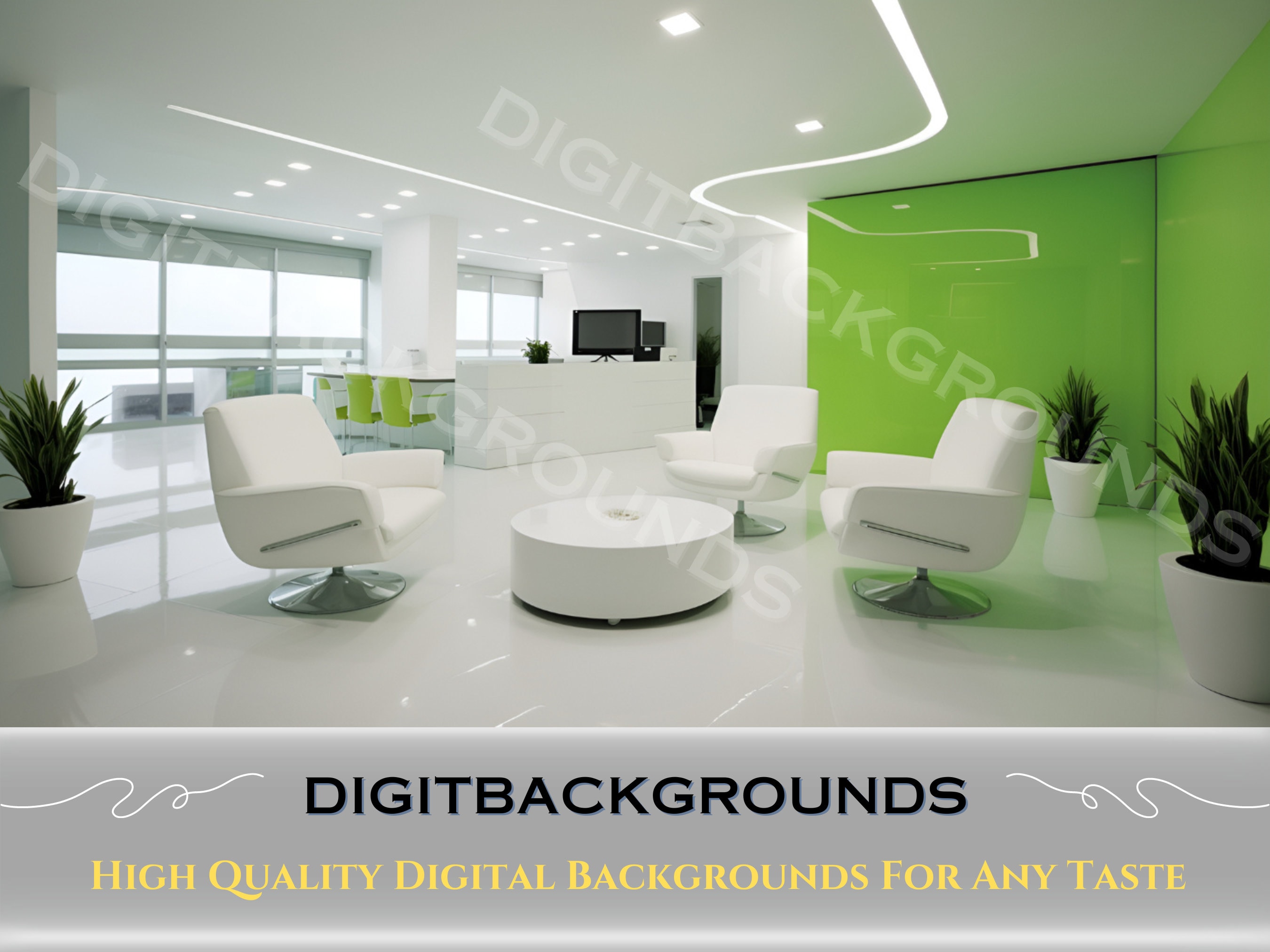 Office Virtual Backgrounds Minimalistic Zoom Backdrop Home Office ...