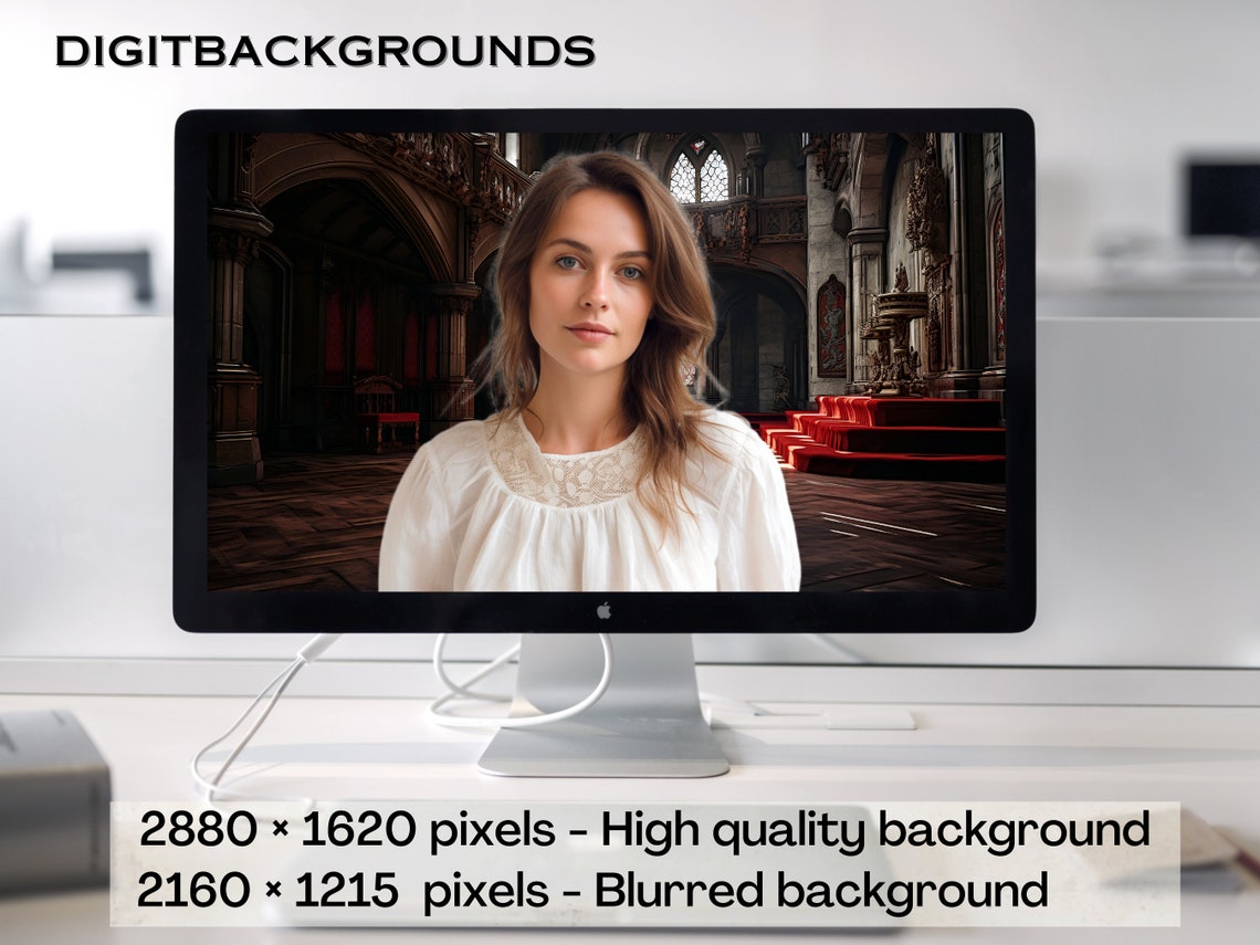 Vampire's Castle Room Background, Zoom Meeting, Zoom Virtual Background ...