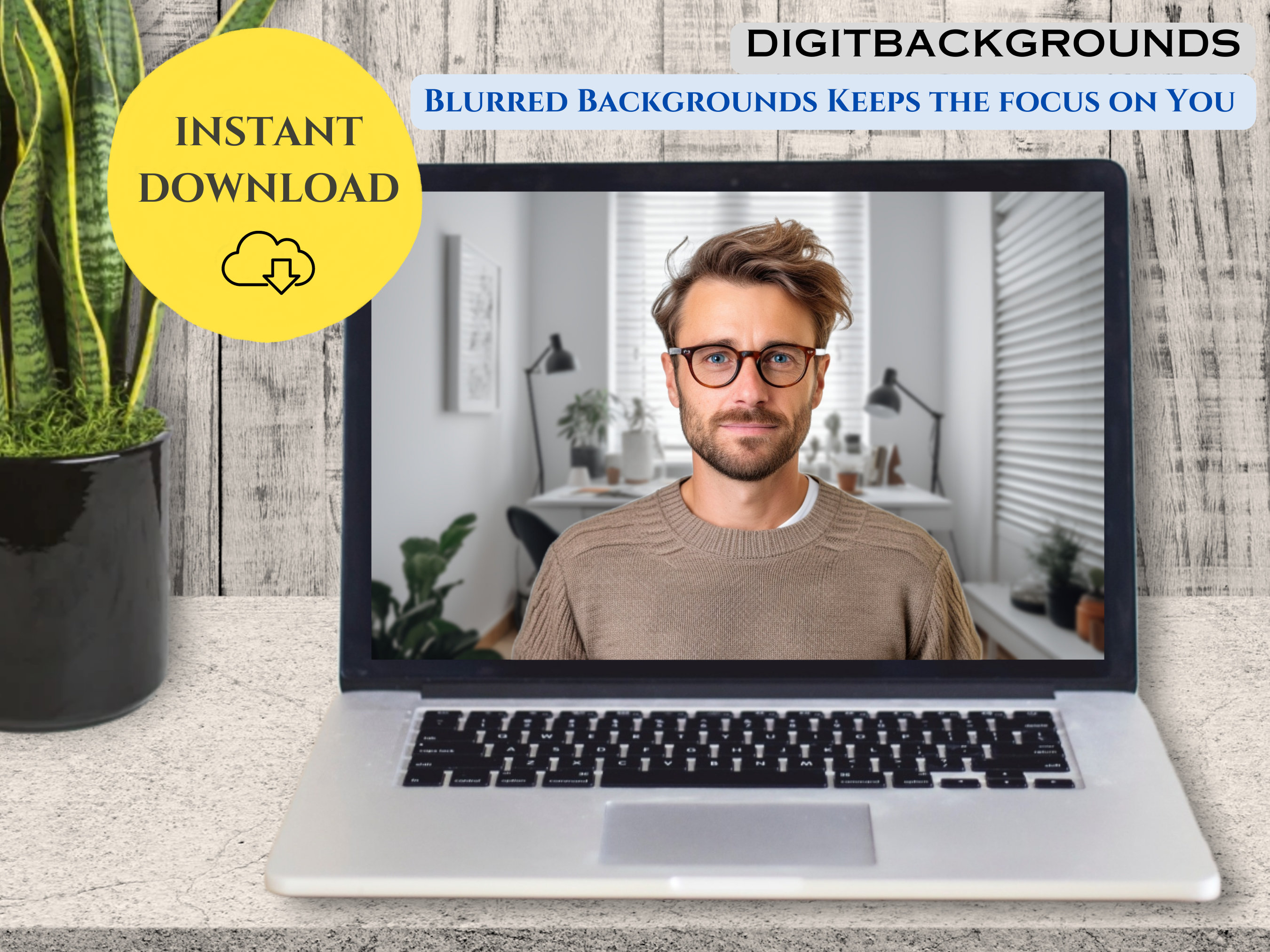 White Study Room Background Zoom Meetings Home Office - Etsy