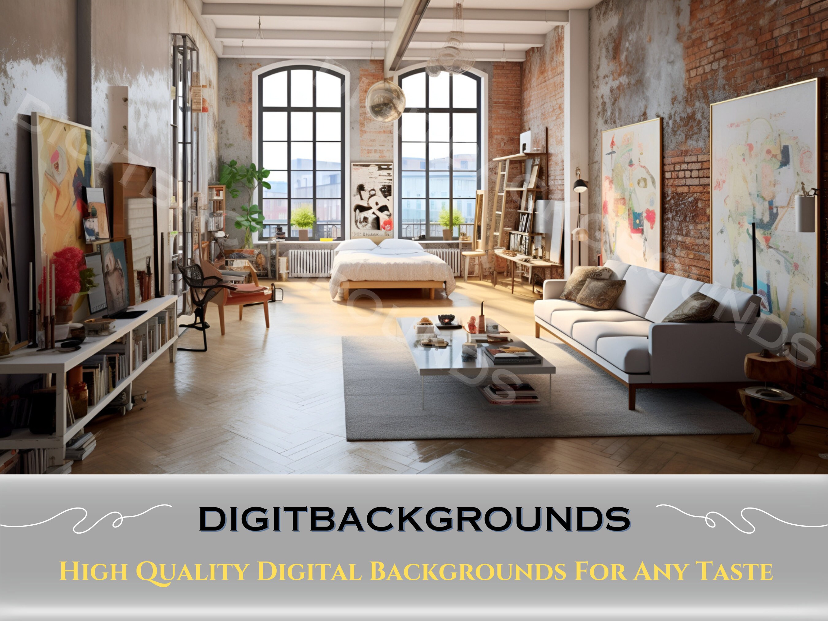 Interior Virtual Backgrounds Minimalistic Zoom Backdrop Home - Etsy Canada