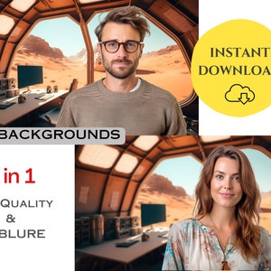 Mars Station Background Zoom Meetings Home Office Backdrop Zoom ...