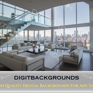 Duplex City View Virtual Background Zoom Meetings Interior Zoom ...