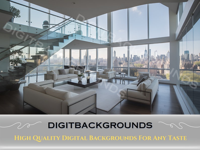 Duplex City View Virtual Background Zoom Meetings Interior Zoom ...