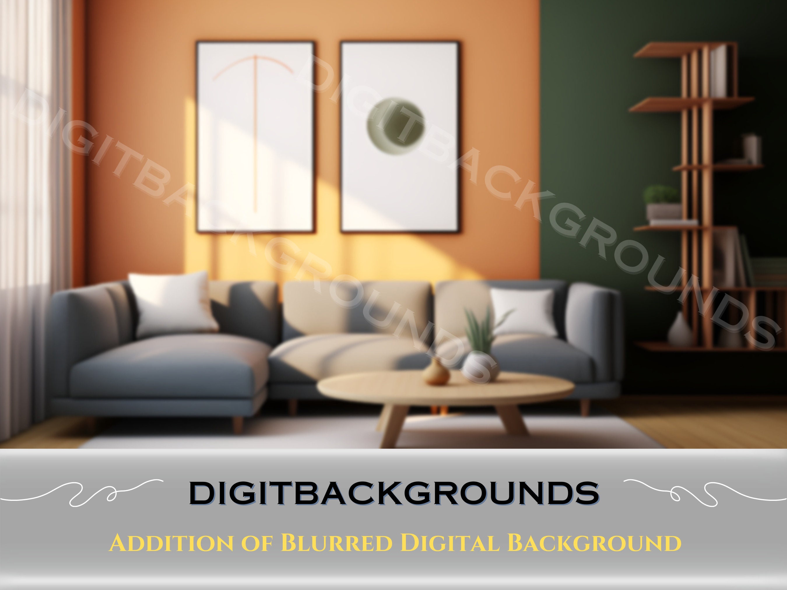 Interior Virtual Backgrounds Minimalistic Zoom Backdrop Home - Etsy