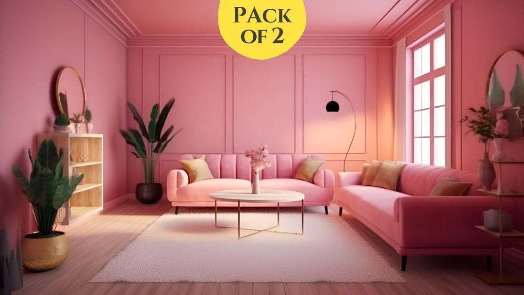 Pink Interior Background, Zoom Meetings, Zoom Virtual Backgrounds ...