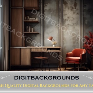 Gray Study Room Background, Zoom Meetings, Home Office, Blurred Zoom ...