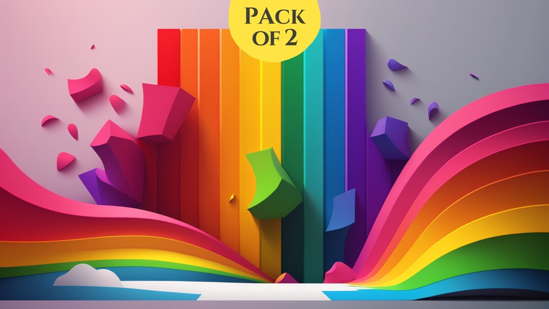 Pride Virtual Backgrounds Minimalistic Zoom Backdrop Home Office ...