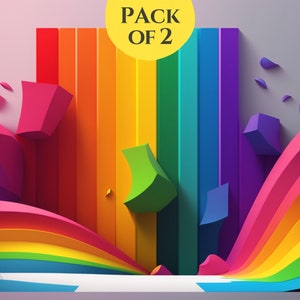 Pride Virtual Backgrounds Minimalistic Zoom Backdrop Home Office ...