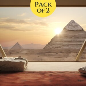 Egyptian Pyramids Background, Zoom Meetings, Blurred Zoom Virtual ...