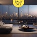 NY City View Virtual Background Zoom Meetings Interior Zoom Backdrops ...