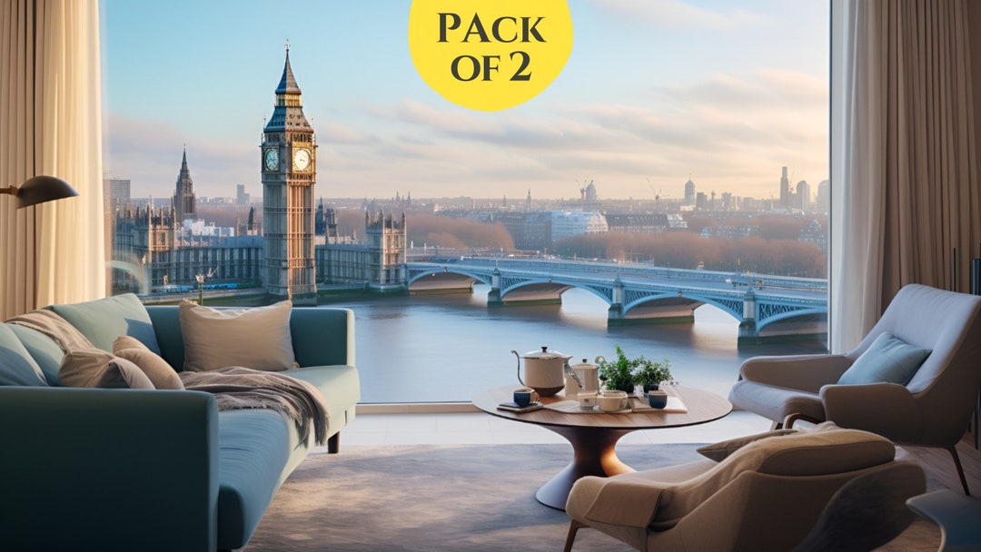 London City View Background, Zoom Meeting, Home Office Zoom Backdrop ...