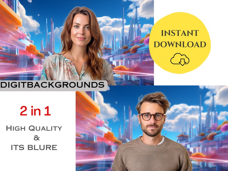 Metaverse Virtual Background, Zoom Meetings, Zoom Backdrop, Gamers ...