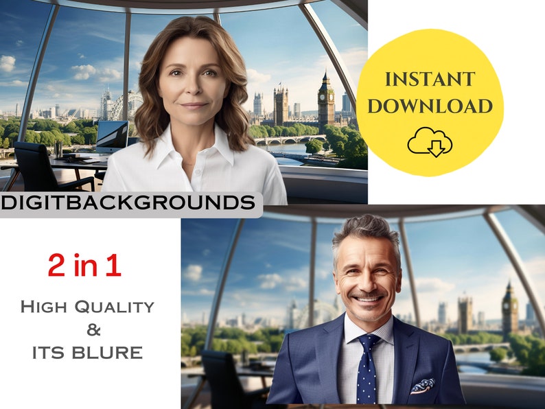 London City View Background, Zoom Meeting, Home Office Zoom Backdrop ...