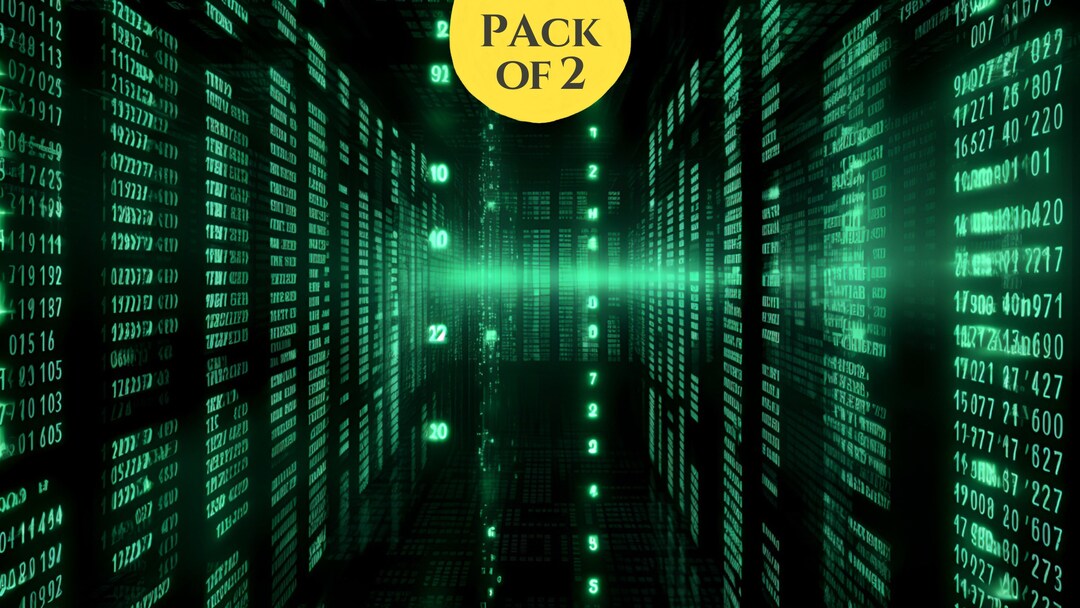 2 Matrix Backgrounds, Zoom Meetings, Metaverse Zoom Backdrop, Gamers ...