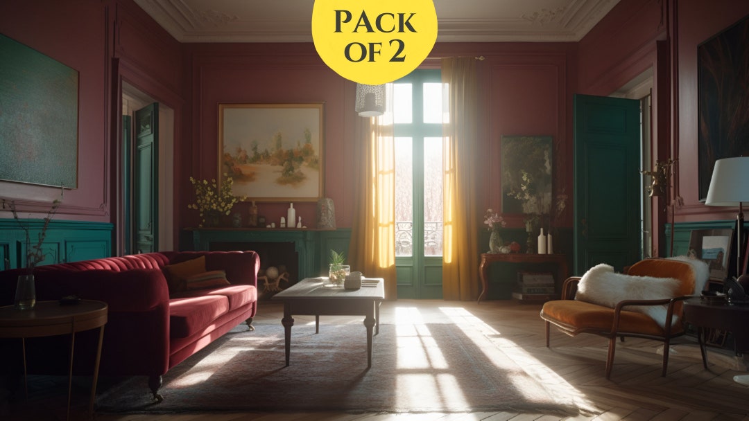 Interior Virtual Backgrounds Minimalistic Zoom Backdrop Home Office ...