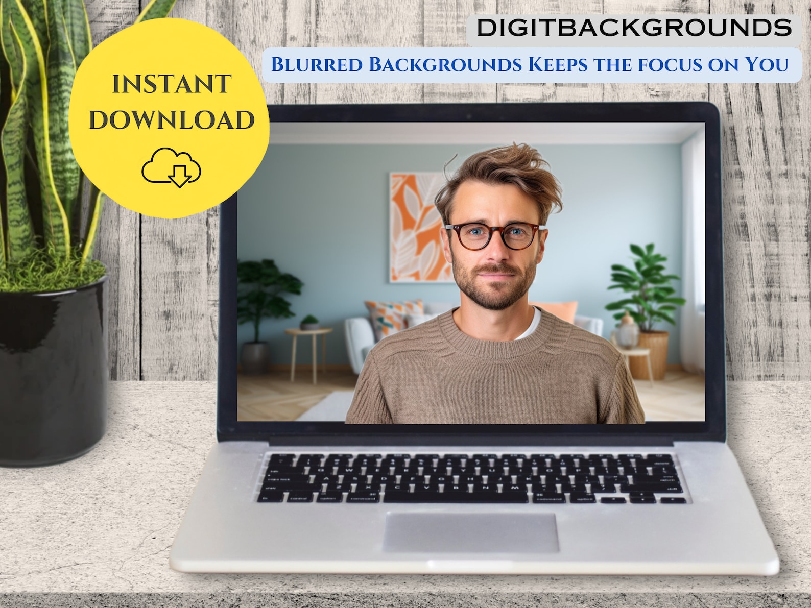 Blue Interior Background, Zoom Meetings, Zoom Virtual Backgrounds ...