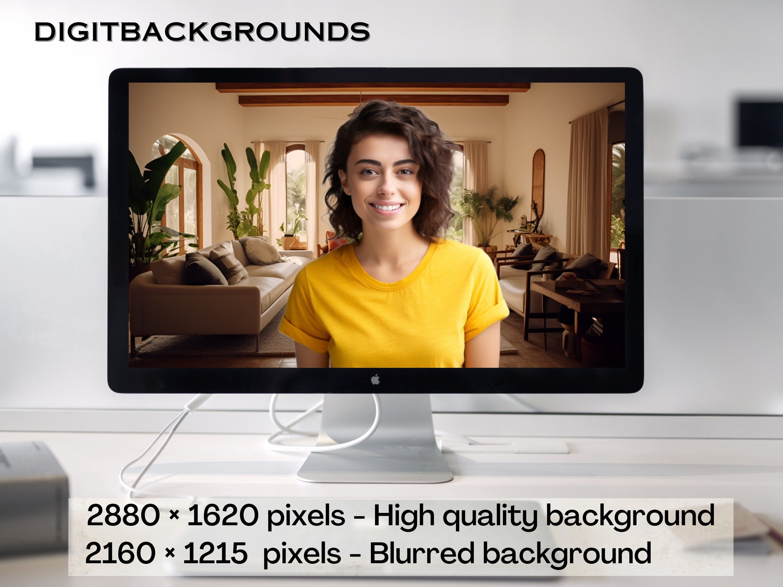 Interior Virtual Backgrounds Minimalistic Zoom Backdrop Home - Etsy