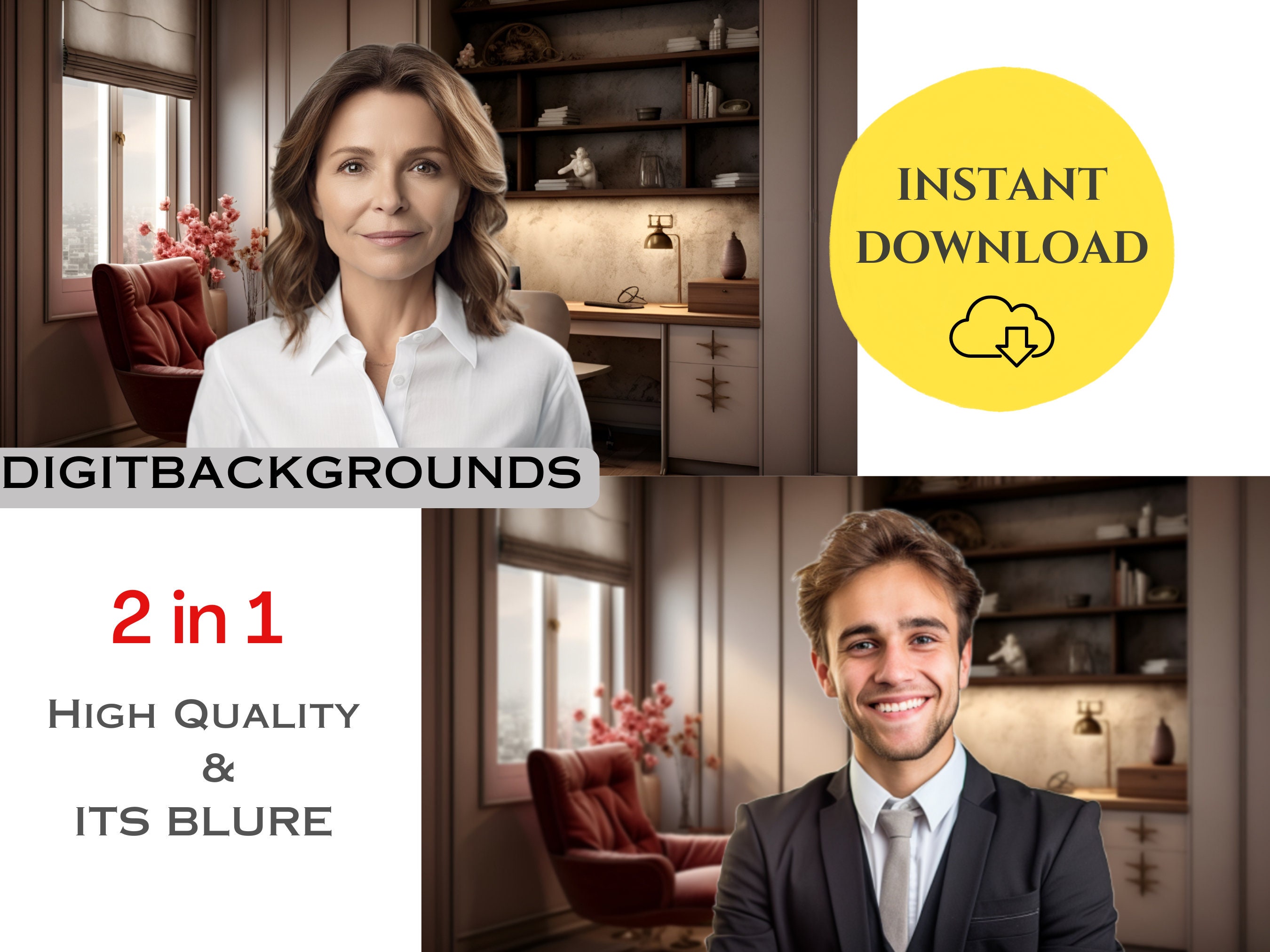 Working Area Study Room Background, Zoom Meetings, Home Office, Blurred ...